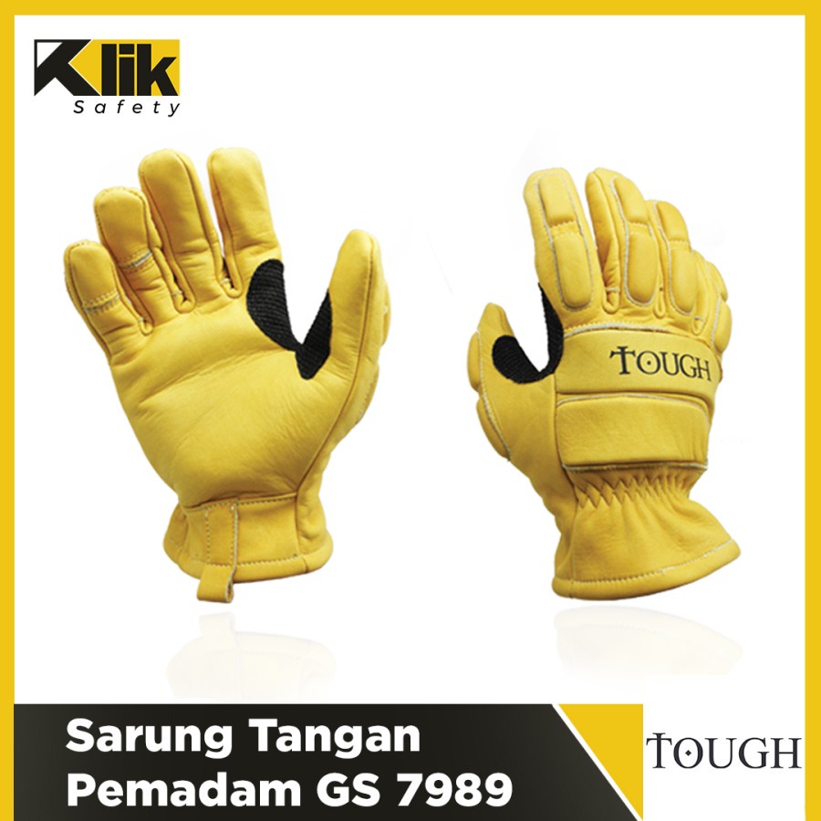 Jual TOUGH Sarung Tangan Safety Pemadam Kulit Tough GS 7989 | Shopee Indonesia