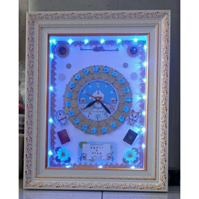 Jual MAHAR NIKAH KOIN DORAEMON/BINGKAI DOUBLE LIS GOLD MAHAR SESERAHAN ...