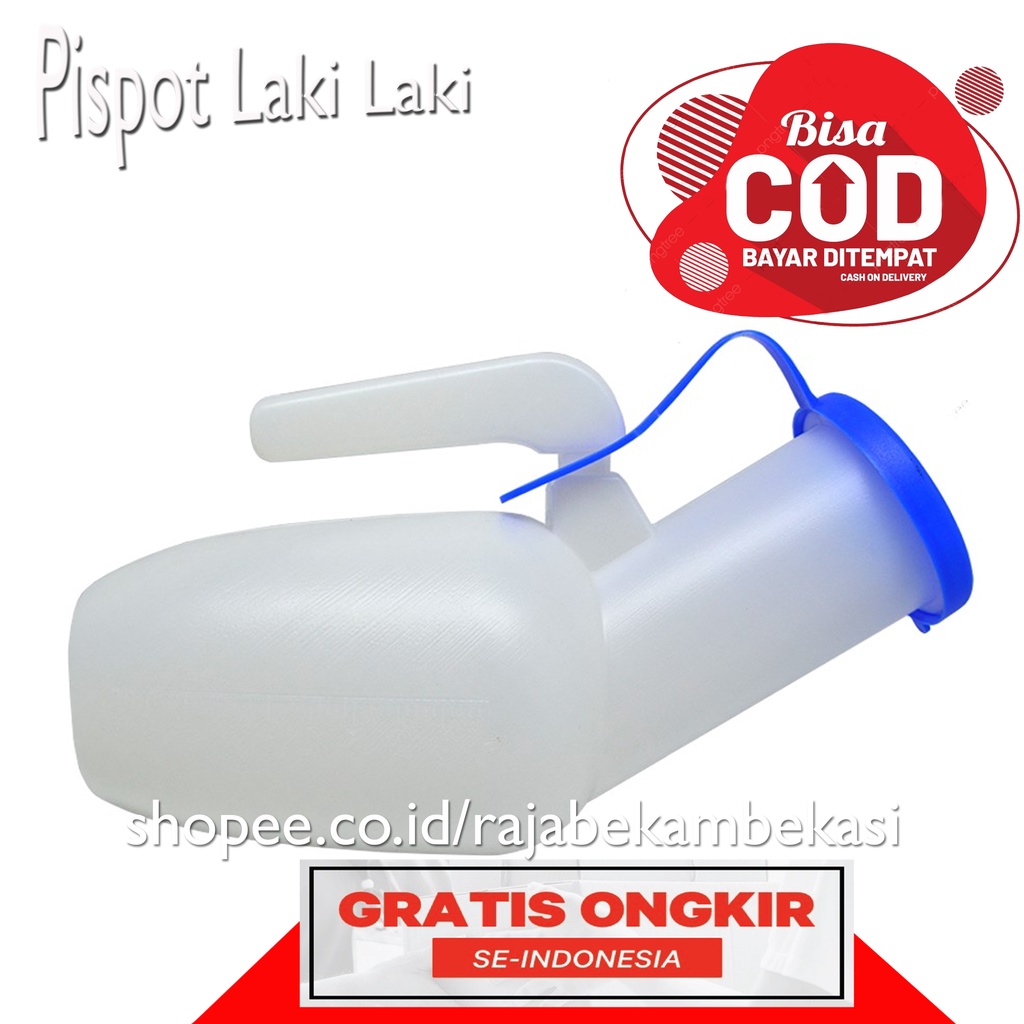 Jual Pispot Laki Laki Dengan Tutup / Pispot Cowok / Tempat Urine ...
