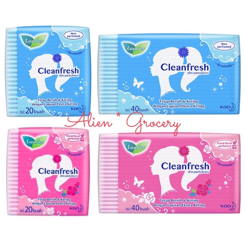 Jual Laurier Slim Pantyliner Cleanfresh Clean Fresh Perfumed Non ...