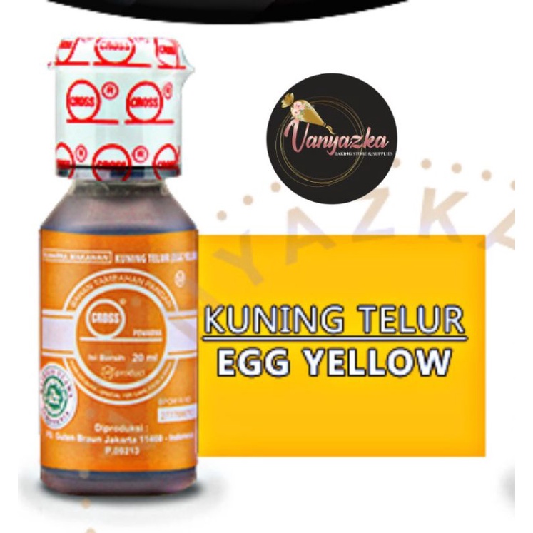 Jual Pewarna Cross/Food Coloring/Pewarna Makanan Cair Halal Cross 20ml ...