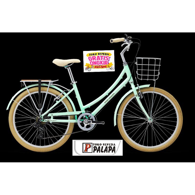 Jual SEPEDA MINI City Bike Polygon 24 Claire CTB | Shopee Indonesia