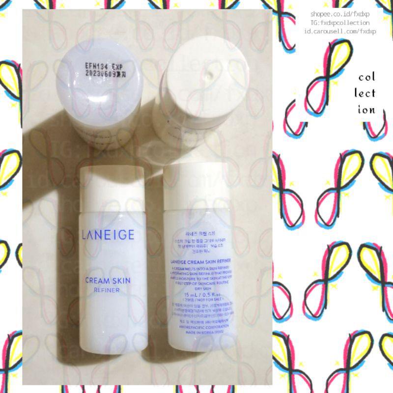 Jual LANEIGE Cream Skin Refiner 15 ml (Mini Sample Size Moisturizing ...