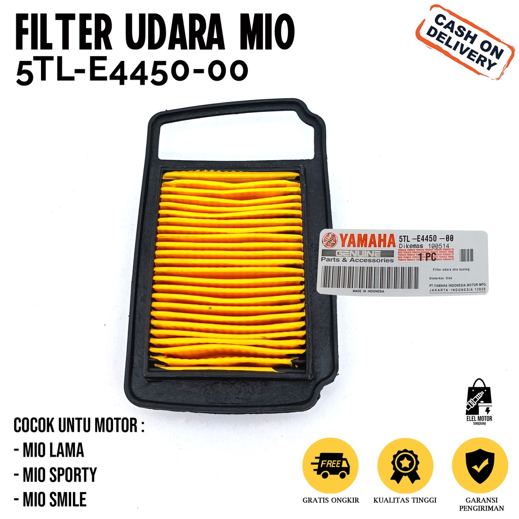 Jual Filter saringan udara hawa Mio Sporty smile karbu 5TL | Shopee ...