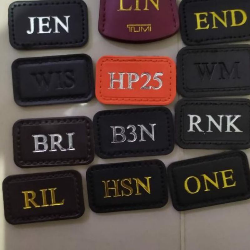 Jual Patch (Kulit) / Tambahan Embos Initial Name | Shopee Indonesia