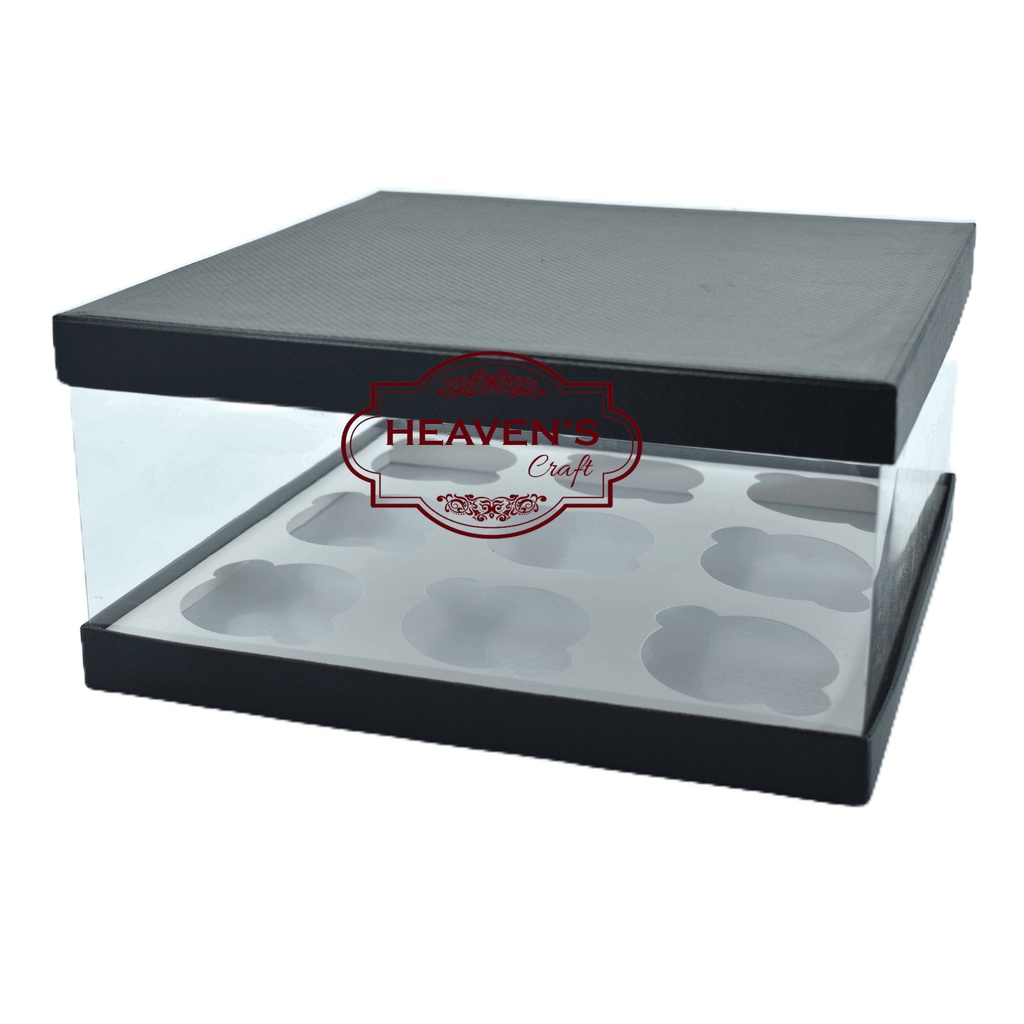 Jual Box cupcake isi 9 (keliling mika) | Shopee Indonesia
