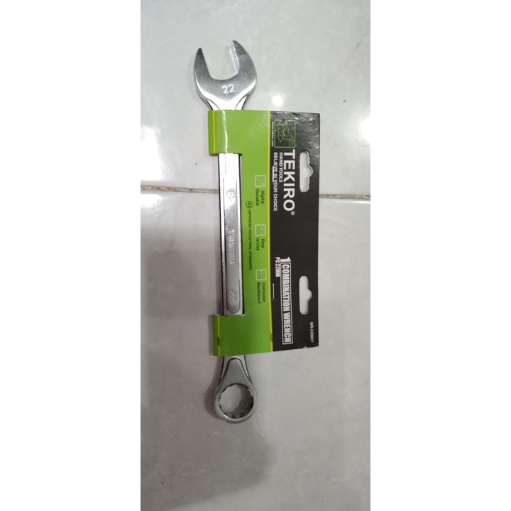 Jual TEKIRO Kunci ring pas 22 MM Kunci kombinasi 22mm Combination wrench | Shopee Indonesia