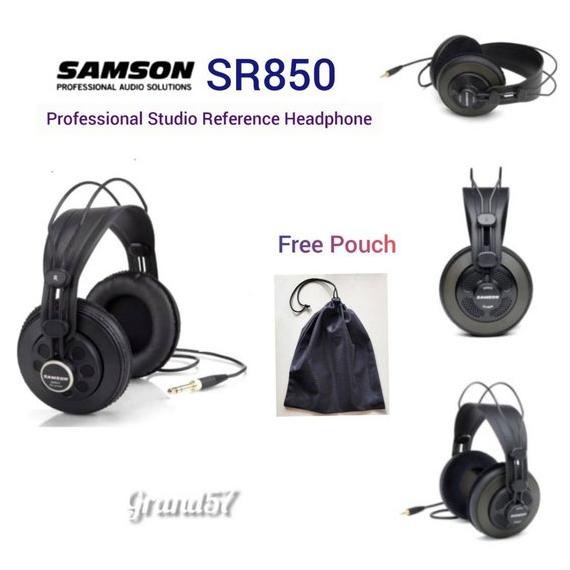 Jual Samson sr850 professional studio monitor flat headphone ...