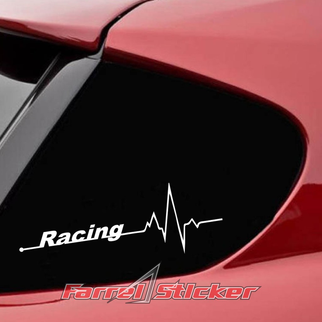 Jual Stiker Sticker Racing Heart Beat | Shopee Indonesia