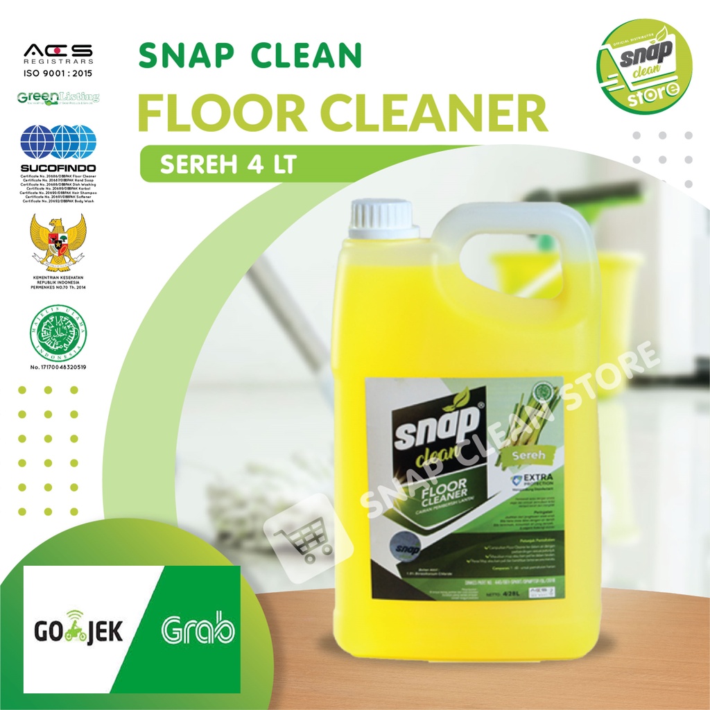 Jual Snap Clean Floor Cleaner [Sabun Pembersih Lantai] Murah ...