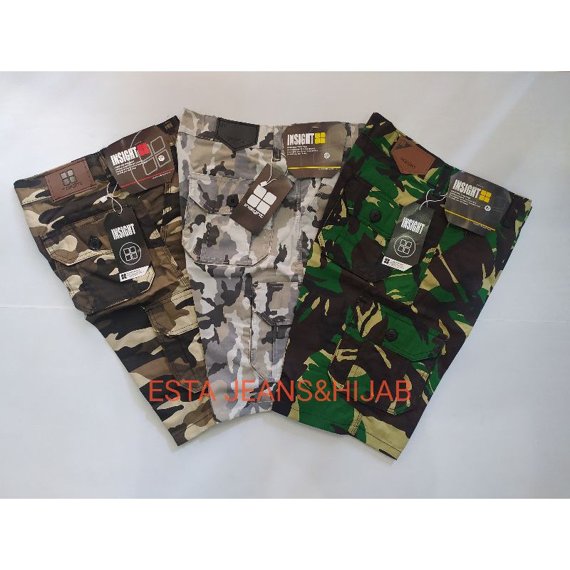 Jual Celana pendek loreng cargo doreng army tentara | Shopee Indonesia
