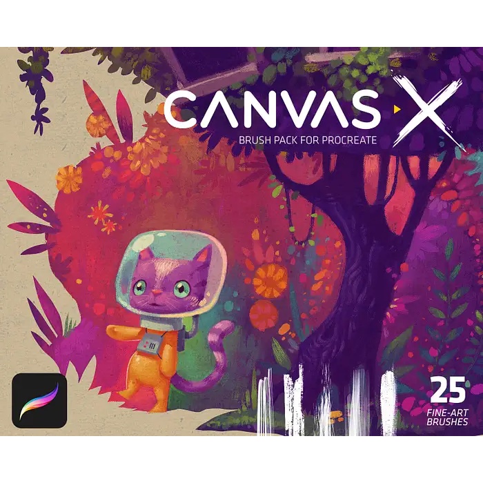 Jual Procreate Brush - Canvas-X Brush Pack for Procreate | Shopee Indonesia