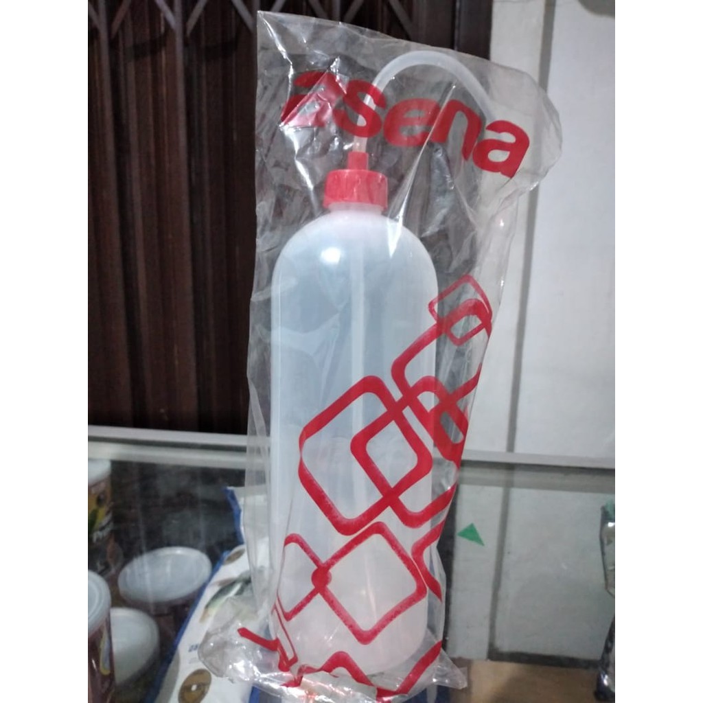 Jual BOTOL SELANG PLASTIK WADAH AIR MINUM BURUNG 1 LITER ASENA | Shopee ...