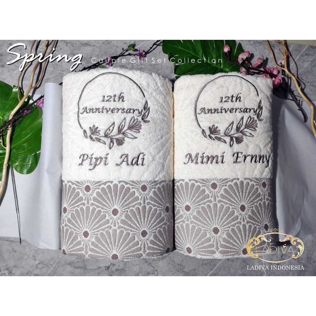 Jual Luxury Gift Box Set - TERRY PALMER COUPLE with Custom BORDIR ...