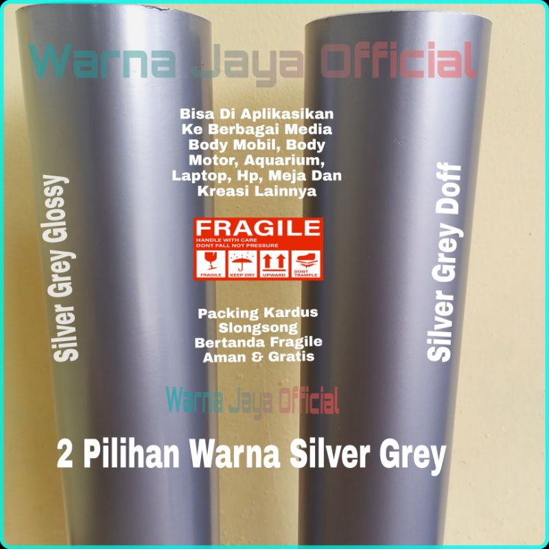Jual Sticker Stiker Skotlet Scotlet Silver Grey Glossy & Doff Motor ...