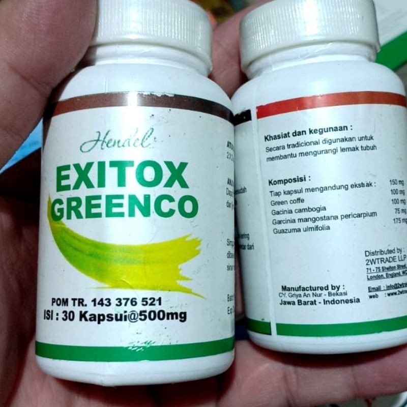 Jual Hendel EXITOX GREENCO (Pelangsing Alami) | Shopee Indonesia