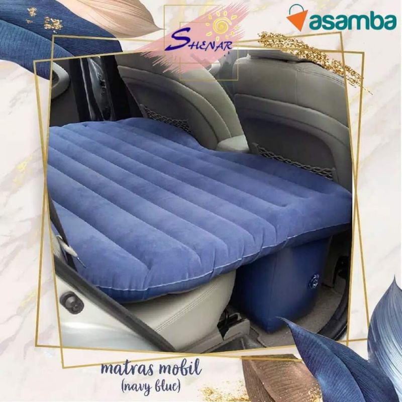 Jual Matras Mobil/Kasur Angin Mobil Navy Blue Beludru Shenar dengan ...