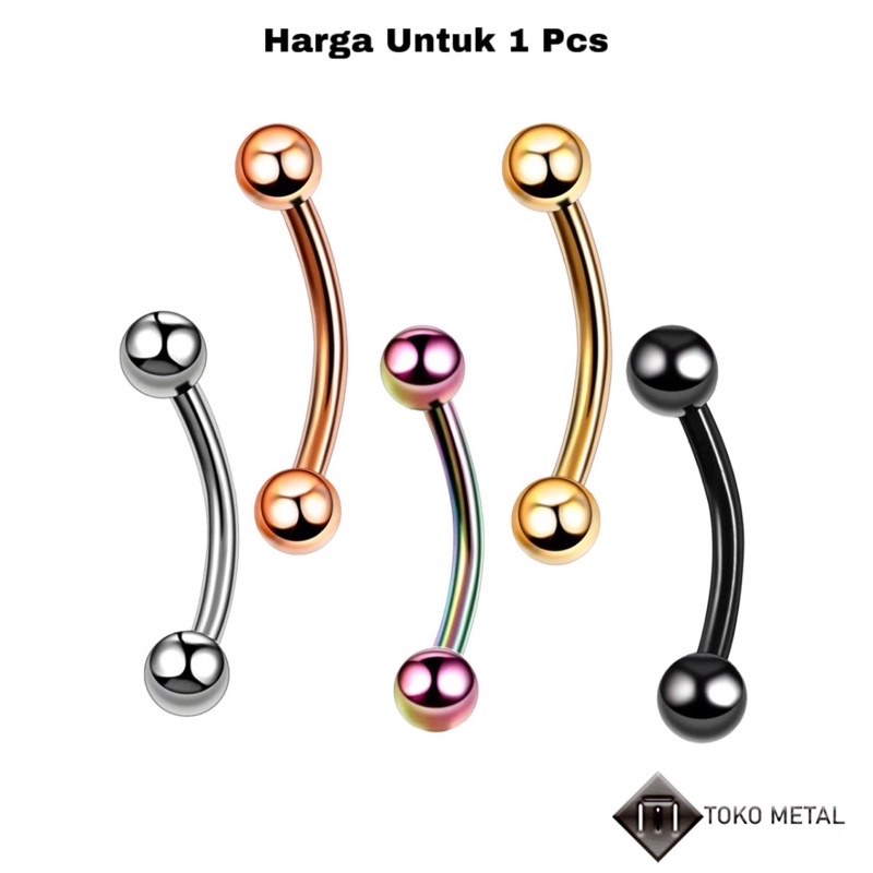 Jual Anting 100% Titanium Kualitas Tinggi Tindik/Piercing Pria Dan ...