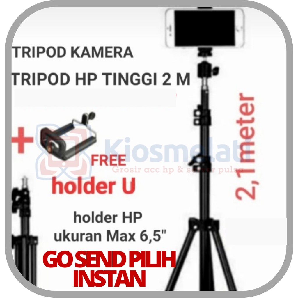 Jual Tripod HP PANJANG 2 METER Tripod Kamera DSLR Tripod Mirrorless ...