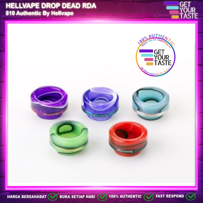 Jual Hellvape Drip Tip Drop Dead RDA 810 Authentic by Hell Vape ...