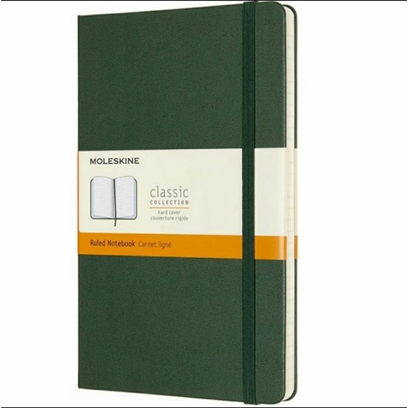 Jual Moleskine Ruled Notebook Myrtle Green | Shopee Indonesia