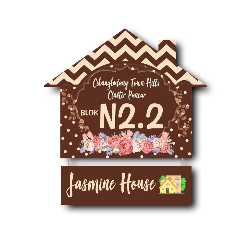 Jual papan nama papan alamat rumah dekorasi rumah hiasan dinding home ...