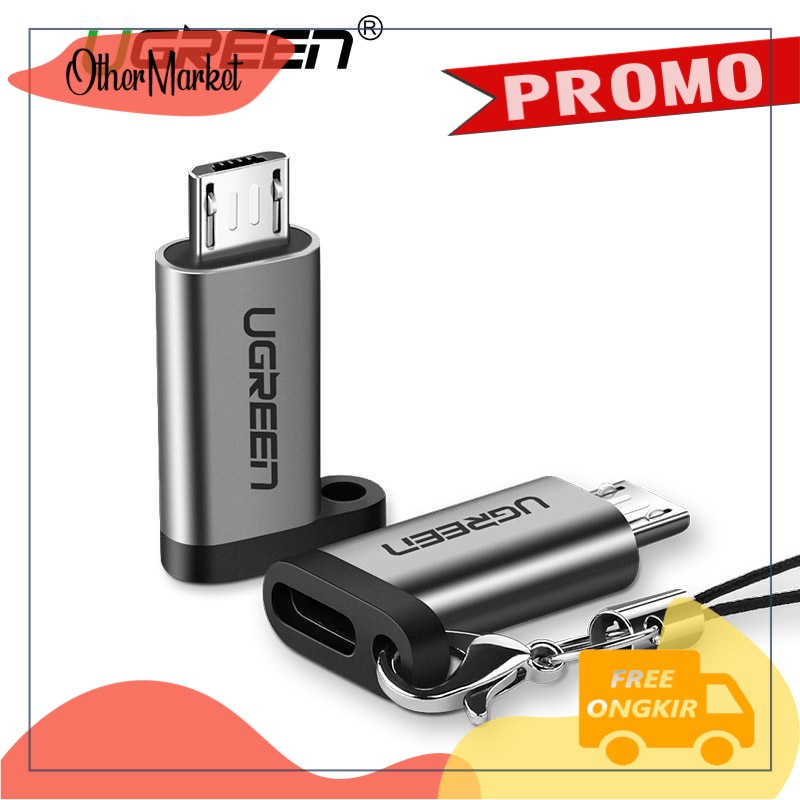 Jual UGREEN USB Type C to Micro USB Adapter Converter - US282 | Shopee ...