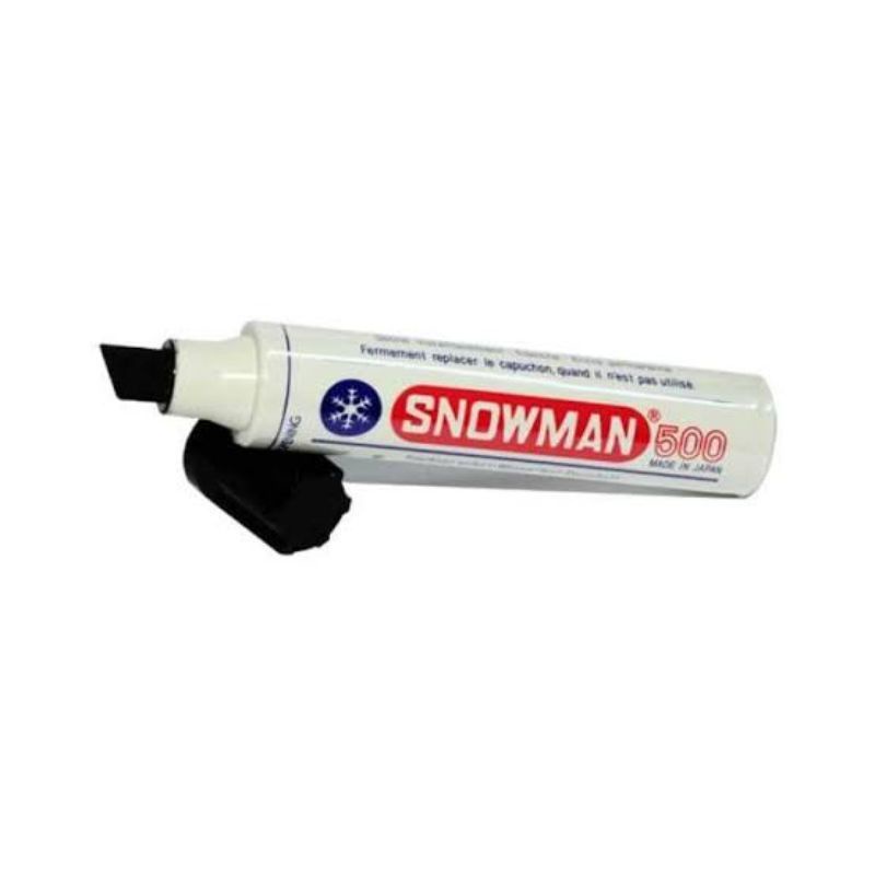 Jual Spidol Snowman Jumbo 500 Hitam permanen | Shopee Indonesia