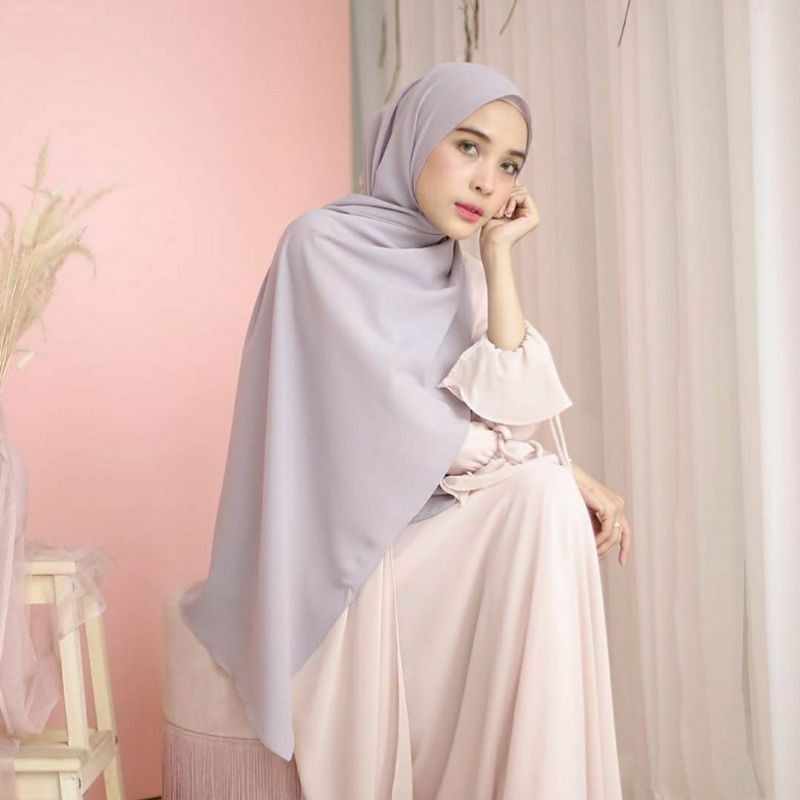 Jual (180cm x 75 cm) JILBAB HIJAB PASHMINA CERUTY BABYDOLL/PASHMINA SABYAN/// | Shopee Indonesia