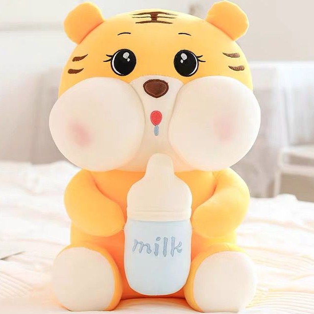 Jual Boneka Macan 45cm Boneka Tiger Milk Tiger Baby Anak Macan Boneka ...