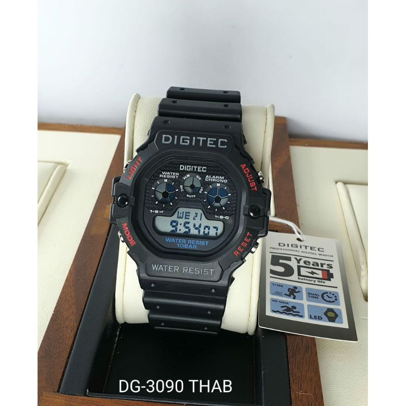 Jual Jam tangan pria sport Digitec 3090 karet original | Shopee Indonesia