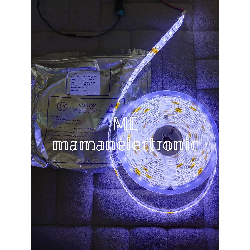Jual LAMPU LED STRIP 24V IP65 TYPE 5050 60 LED 0,2W | Shopee Indonesia