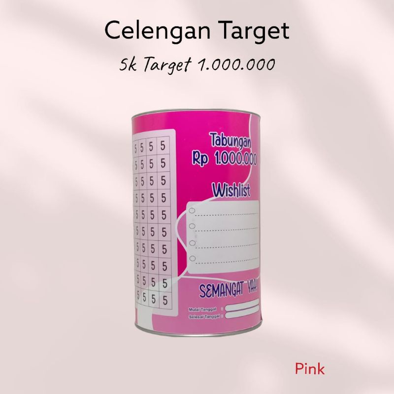 Jual Celengan Target Murah 10k Target 3jt Celengan Viral Buka Tutup ...