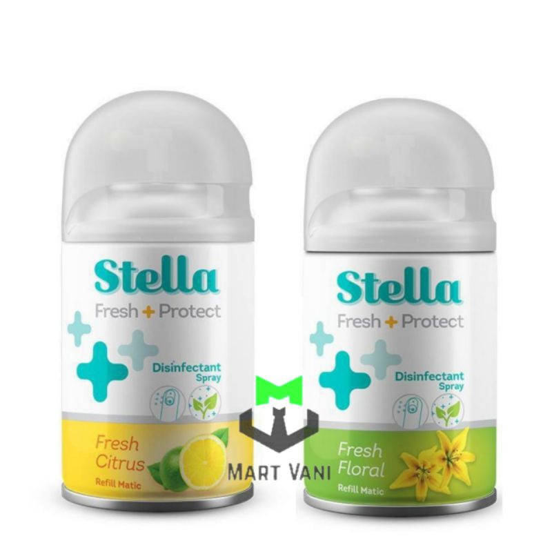 Jual STELLA MATIC REFILL 225ml FRESH&PROTECT sanitizer ruangan otomatis ...