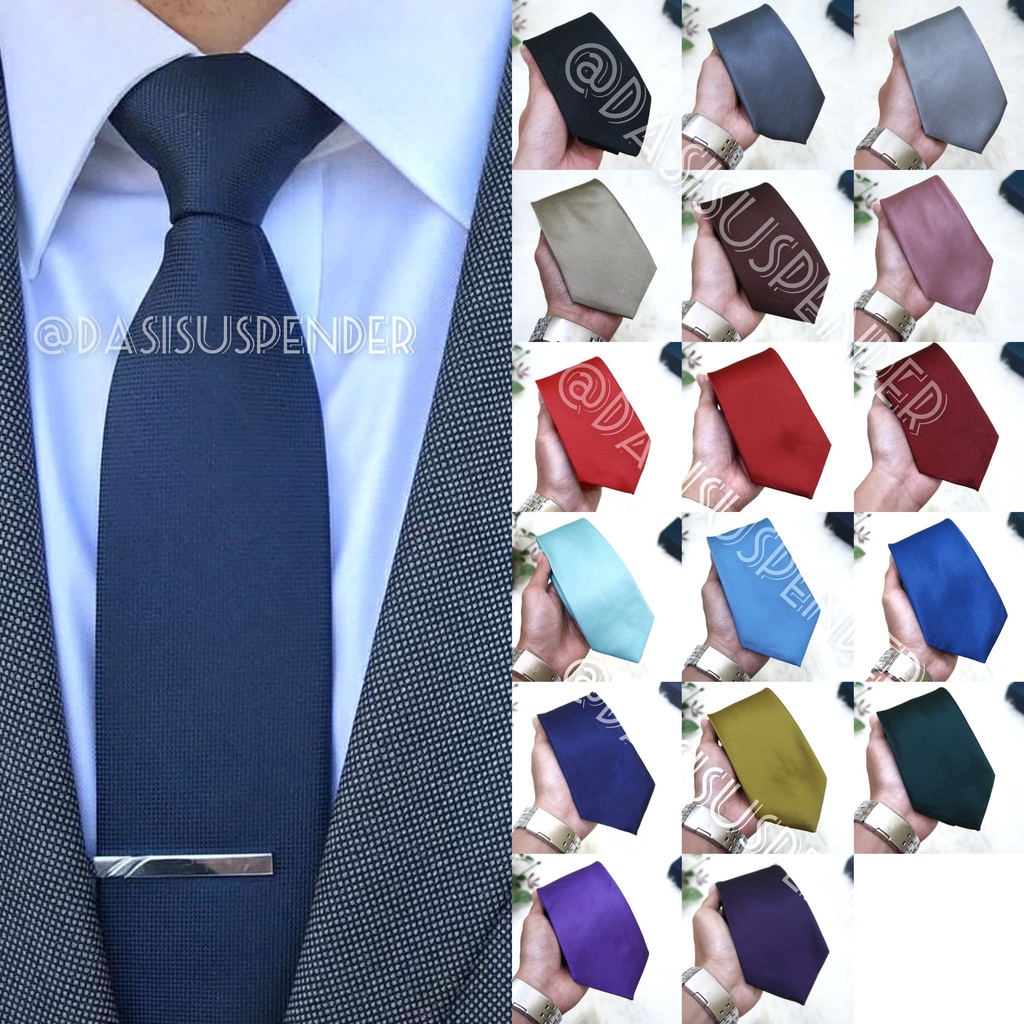 Jual Dasi Pria Dasi Bintik Dasi Panjang Pria Bahan Polyester Lebar 3 ...