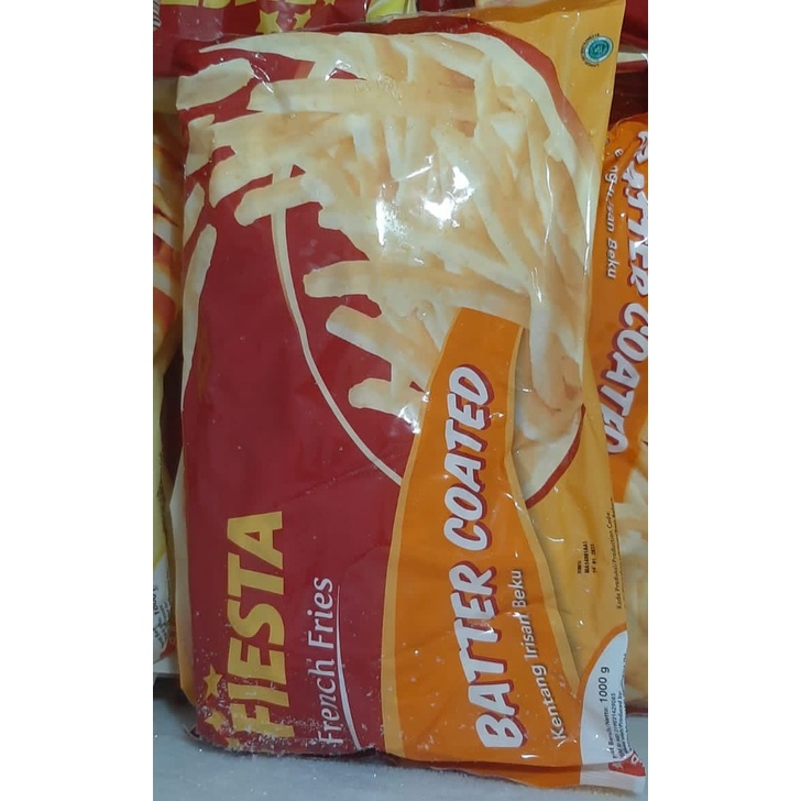 Jual Fiesta French Fries Batter Coated 1000g | Shopee Indonesia