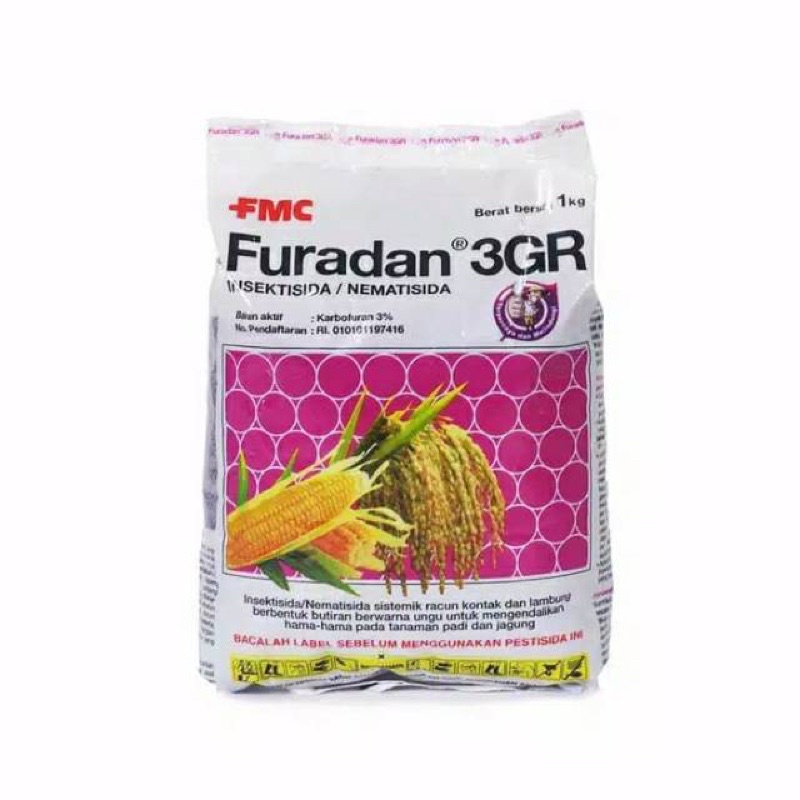 Jual Furadan 3gr Insektisida Nematisida Pembasmi Hama untuk Tanaman 1Kg ...
