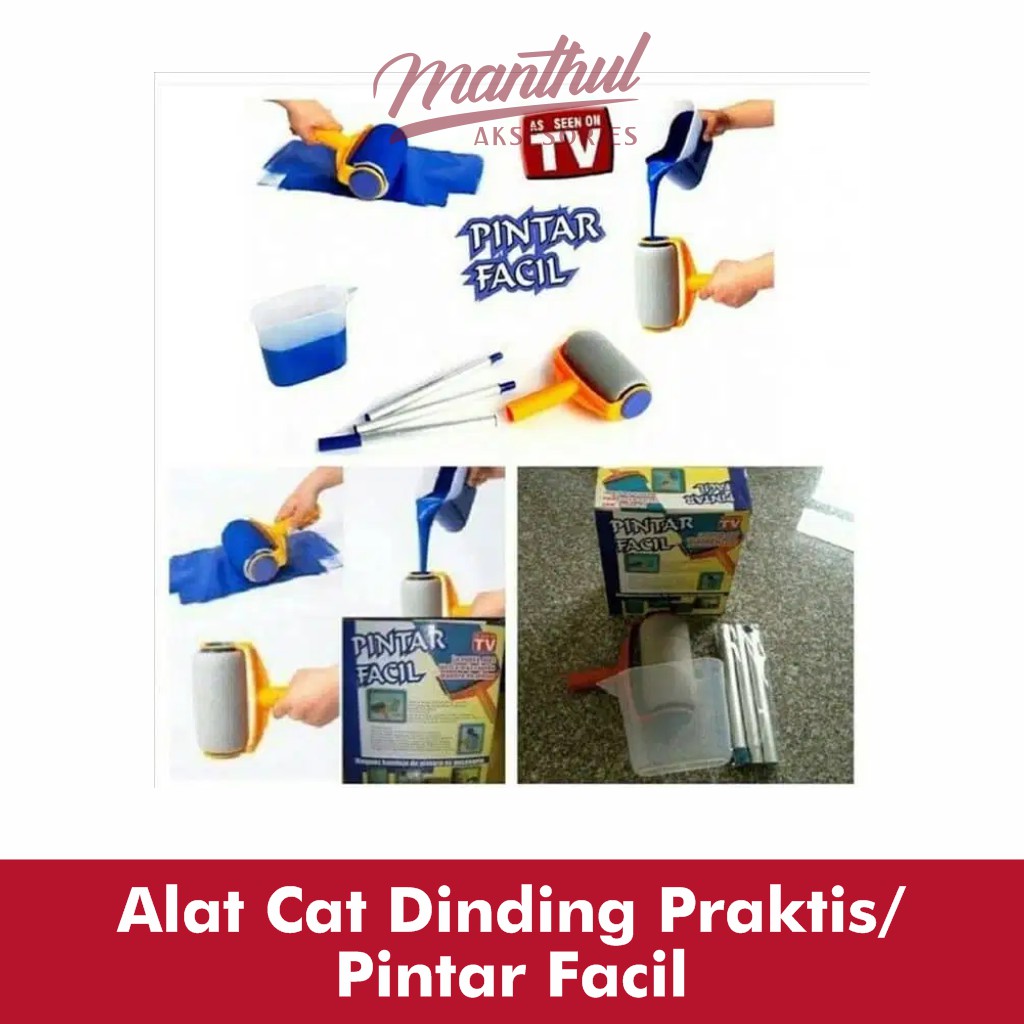 Jual Alat Cat Dinding Praktis/ Pintar Facil | Shopee Indonesia