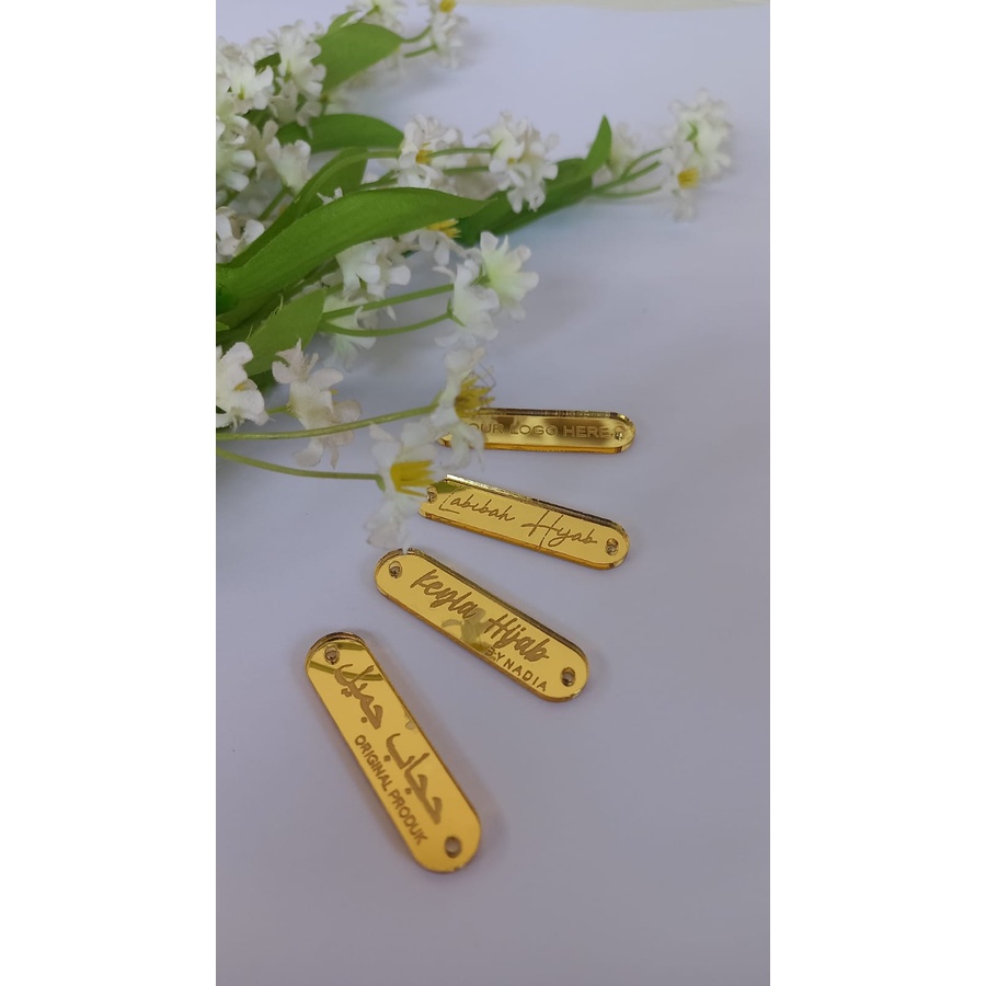 Jual Label Hijab Label Hijab Akrilik Label Akrilik | Shopee Indonesia