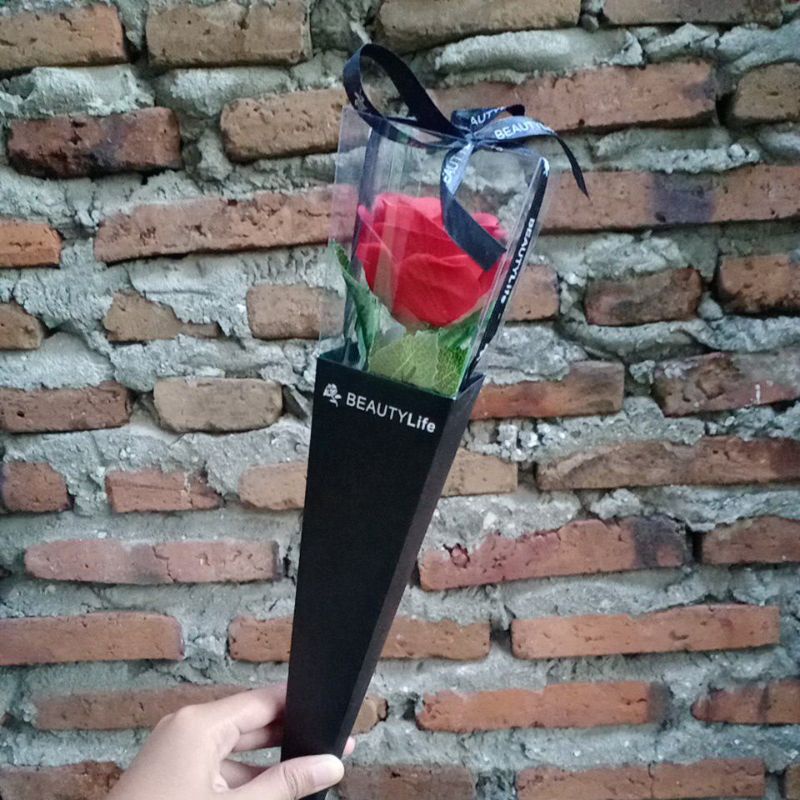Jual Single Rose Box | Mawar Tangkai | Bunga Satu Tangkai | Kado Wisuda ...