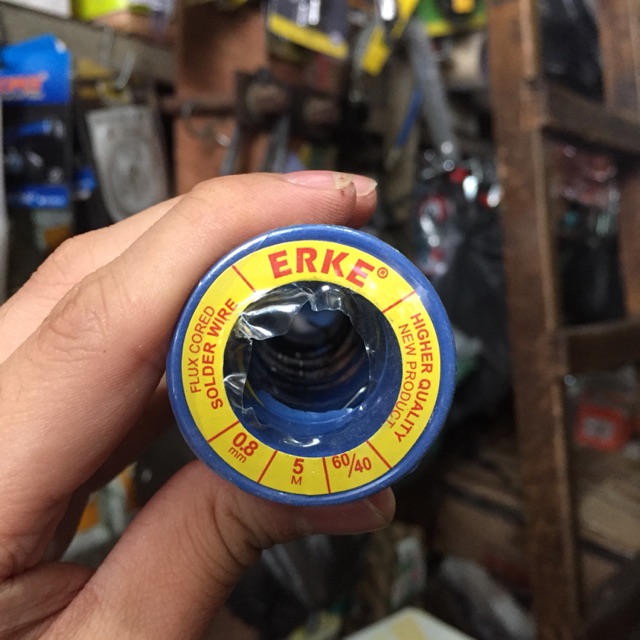 Jual Timah Solder 5 dan 10 Meter Tinol Teanol Erke Flux Cored 60/40 0 ...