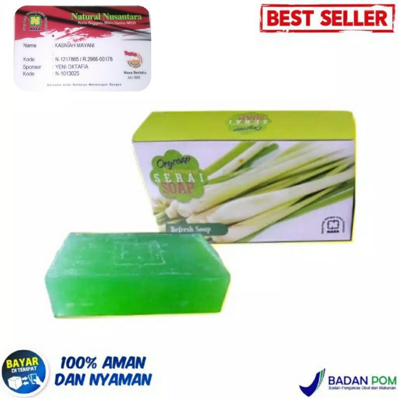 Jual [Cod] Sabun Sereh Nasa - Sabun Wajah | Shopee Indonesia