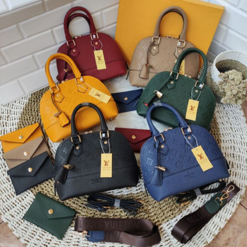 Jual Lv Alma embos import | Shopee Indonesia