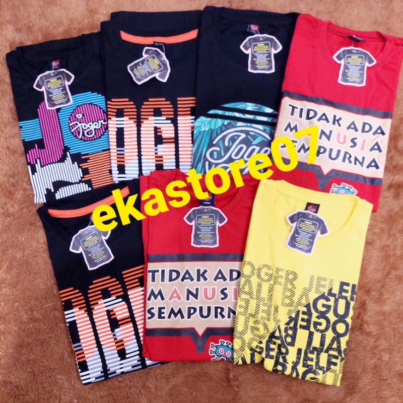 Jual Kaos joger bali original variasi warna XXS-XXL LENGAN PENDEK Tebal ...