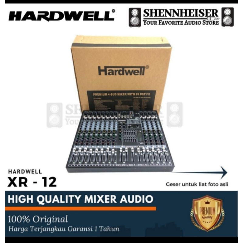 Jual Mixer audio hardwell XR-12 / Mixer hardwell XR 12 original 12 channel | Shopee Indonesia