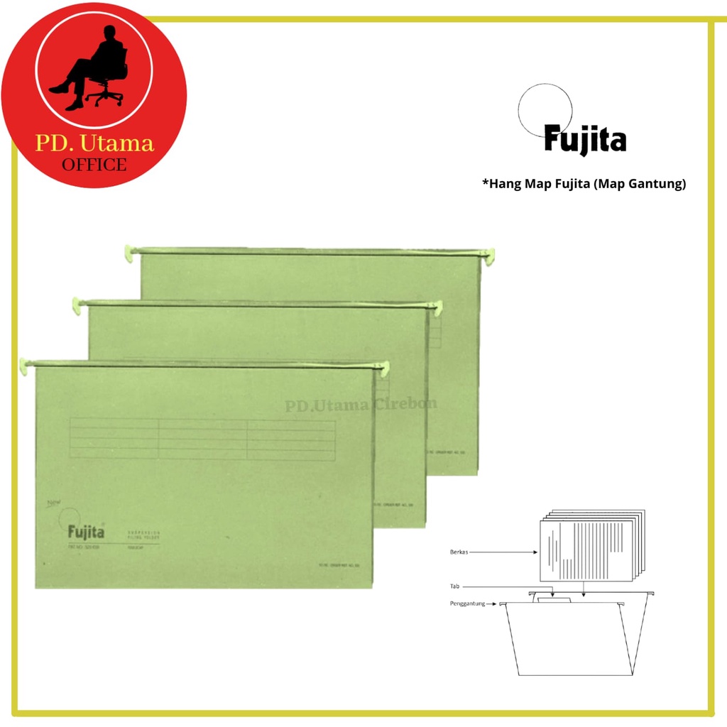 Jual Map Kertas Gantung Fujita/Hanging Map/Map Dokumen Gantung | Shopee ...
