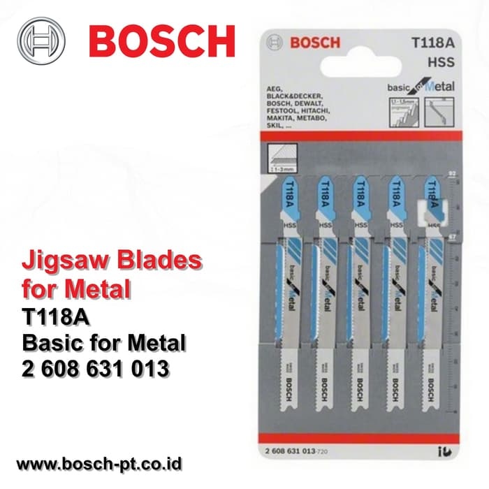 Jual Mata jig saw jigsaw besi T118A Bosch | Shopee Indonesia