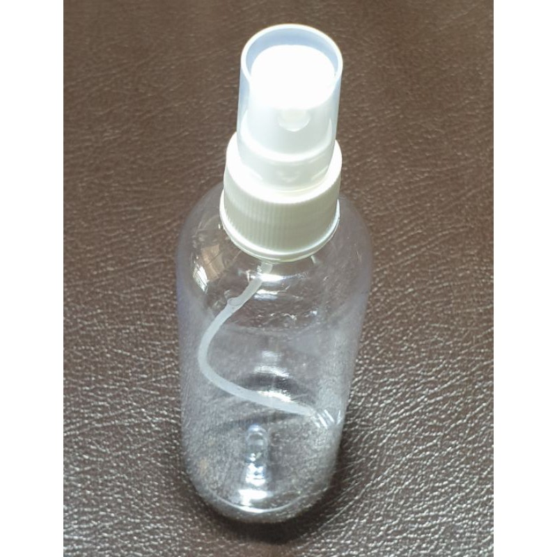Jual botol spray bening 100ml kemasan serum hairtonic barbershop ...