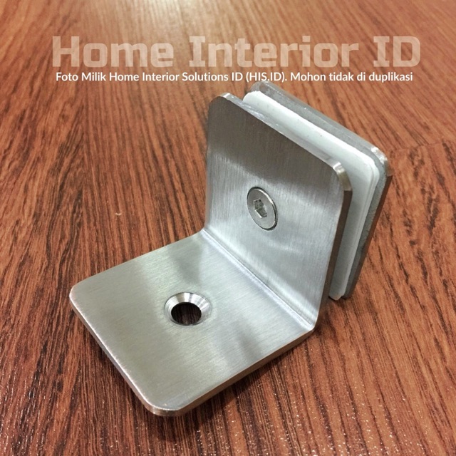 Jual Ambalan Kaca / Penjepit Kaca Dinding / Glass to Wall Clipper ...