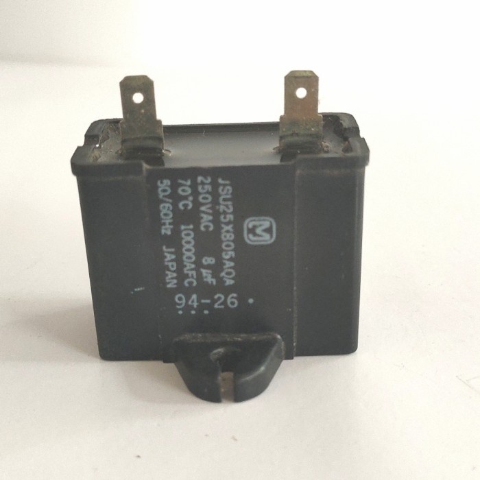 Jual kapasitor capasitor 8uf 250v pengganti 8uf 400v 450v Matsushita ...